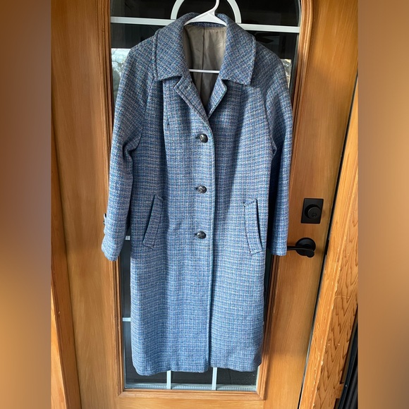 Jackets & Coats | Vintage Harris Tweed Handwoven Wool Coat | Poshmark